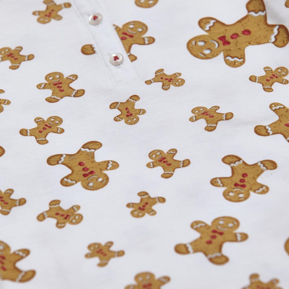 Gingerbread Men Pajamas - Christmas Long Sleeve PJs | Petidoux