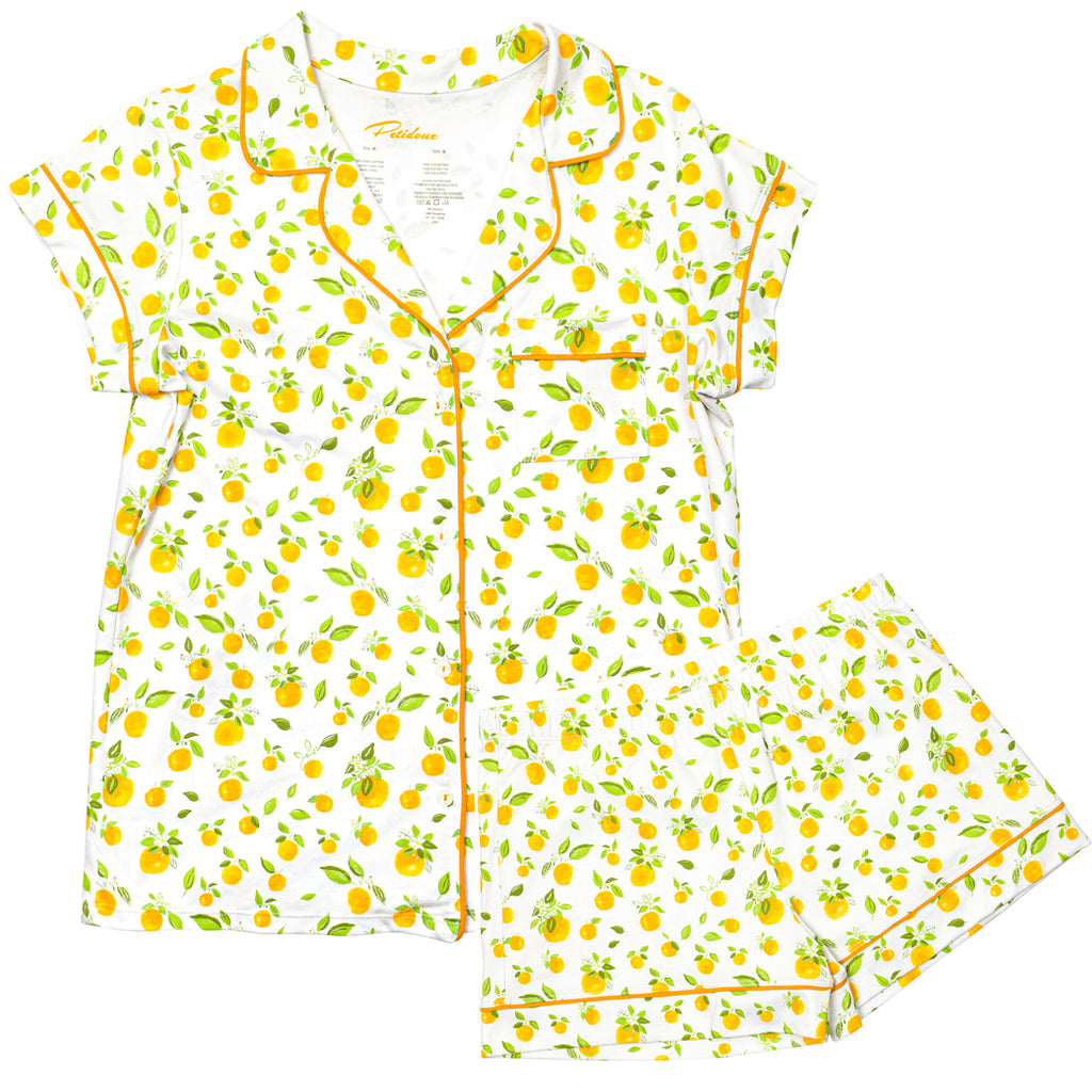 Summer Peaches Women Pajamas- Finest Women Loungewear | Petidoux